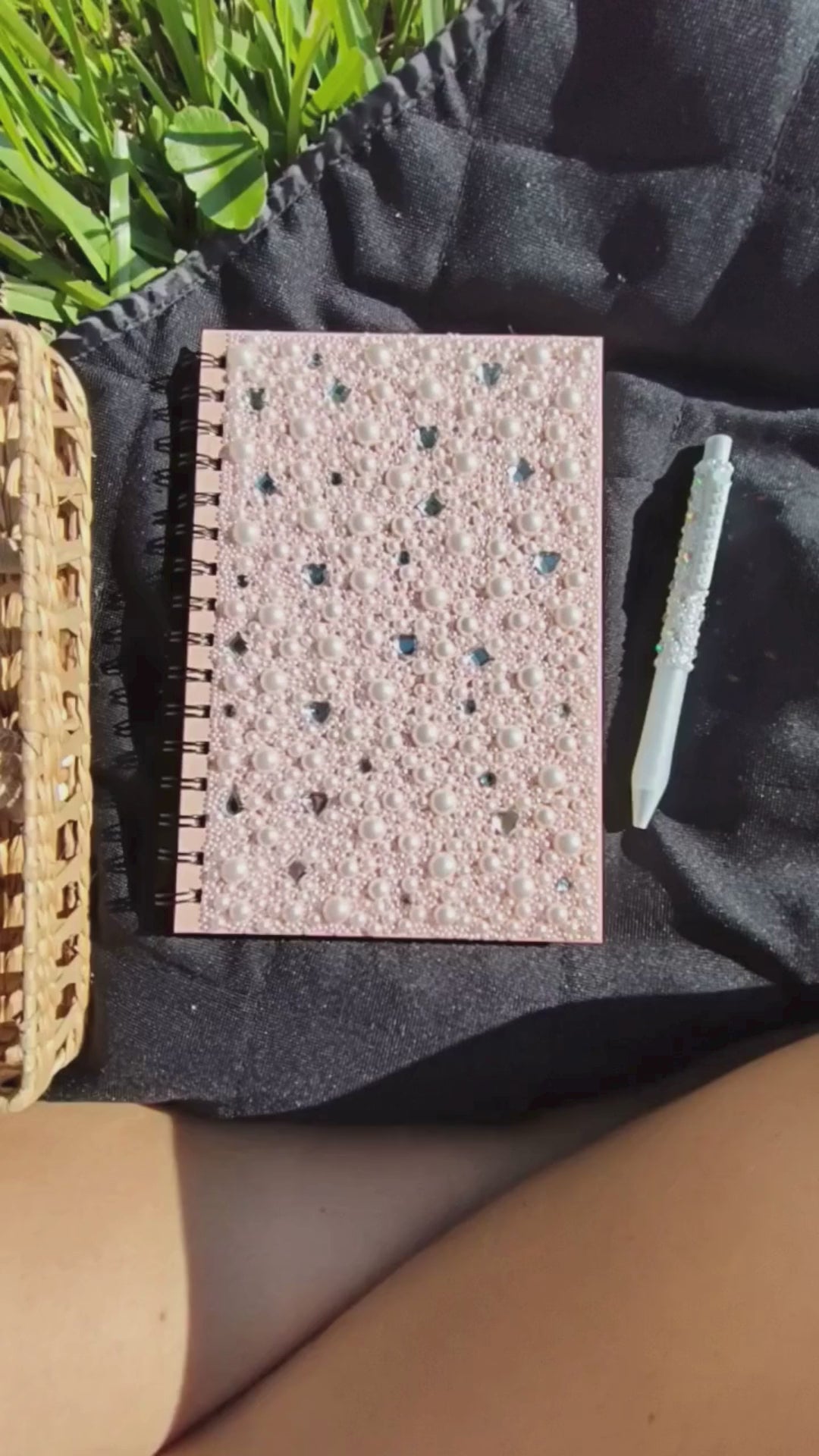 Luxe In Love Bedazzled Journal and Pen Set, Bridal Notebook, Bridal Sh ...